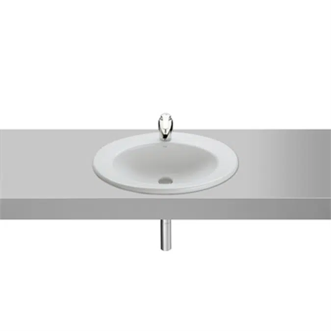 Objetos BIM - ¡Descarga gratis! GEORGIA 630 In countertop basin | BIMobject