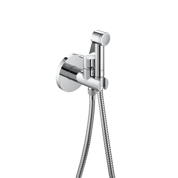 BIM objects - Free download! Be-fresh. Bidet shower kit mixer (1 outlet ...