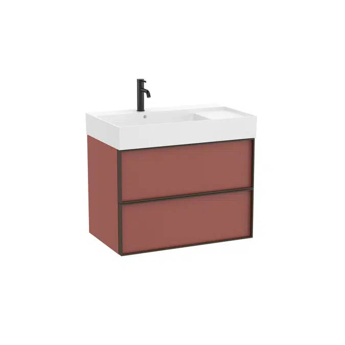 BIM objects - Free download! Inspira Unik (base unit with two drawers ...