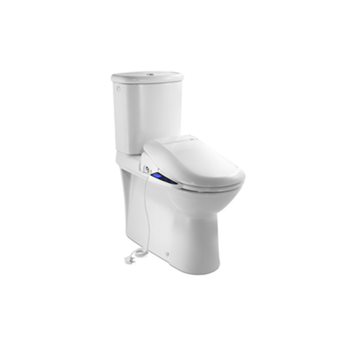BIM objects - Free download! Advance shower toilet for round shaped ...