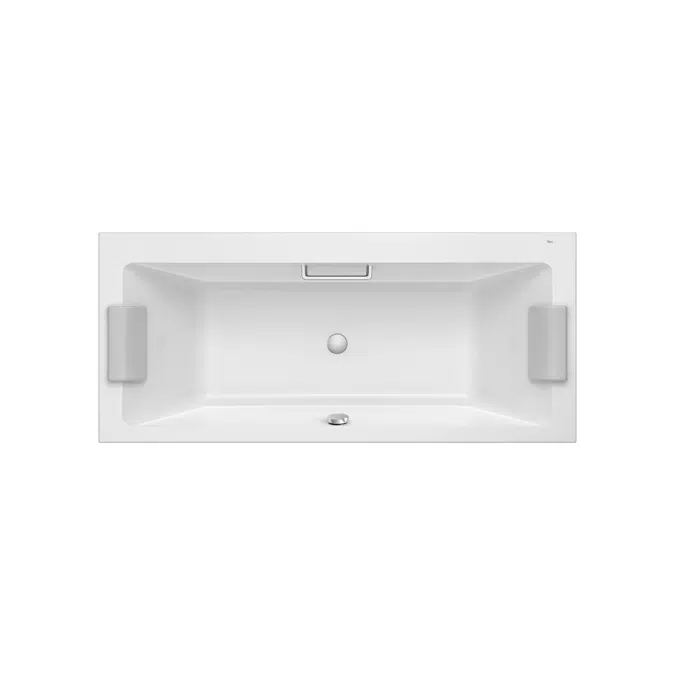BIM objects - Free download! Vythos Rectangular acrylic bath - double ...