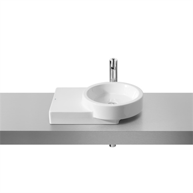 BIM objects - Free download! POST Over countertop vitreous china basin ...