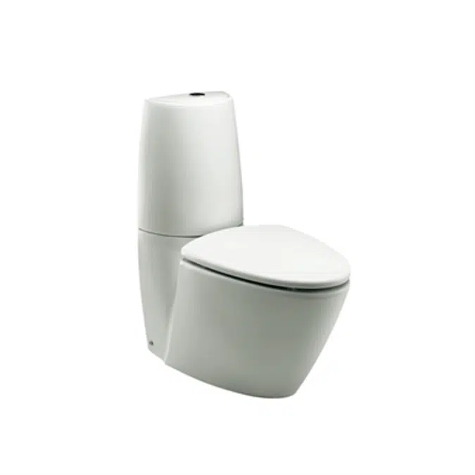 BIM objects - Free download! VERANDA Close-coupled Toilet with dual ...