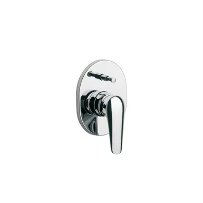 Objetos BIM - ¡Descarga gratis! MONOJET 1/2" built-in bath-shower mixer ...