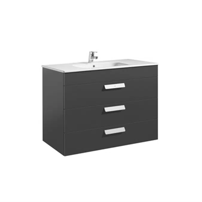 BIM objects - Free download! DEBBA 1000 Base unit w/ 3 drawers and ...