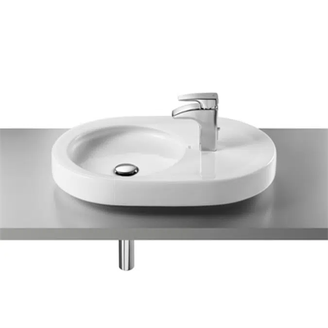 BIM objects - Free download! ORBITA Over countertop basin 630 | BIMobject