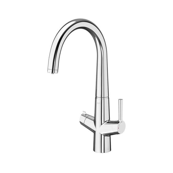 Objetos BIM - ¡Descarga gratis! SYRA Two-way kitchen mixer with ...