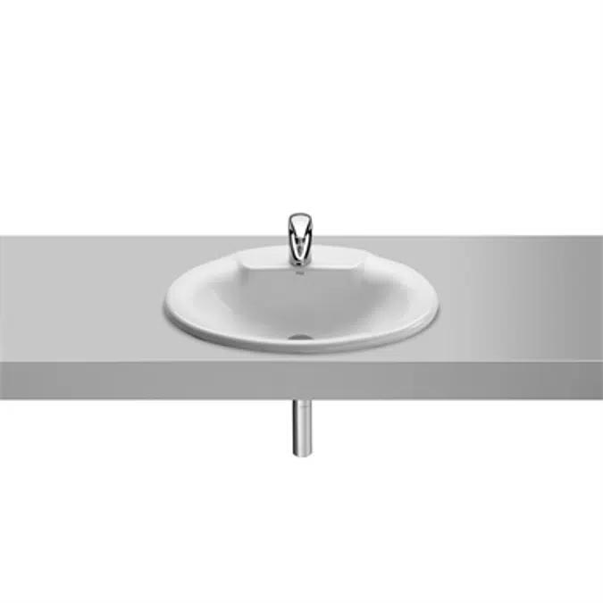 BIM objects - Free download! CORAL In countertop basin 620 | BIMobject