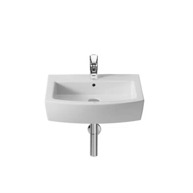 Objetos BIM - ¡Descarga gratis! HALL 550 Wall-hung / Over countertop basin | BIMobject
