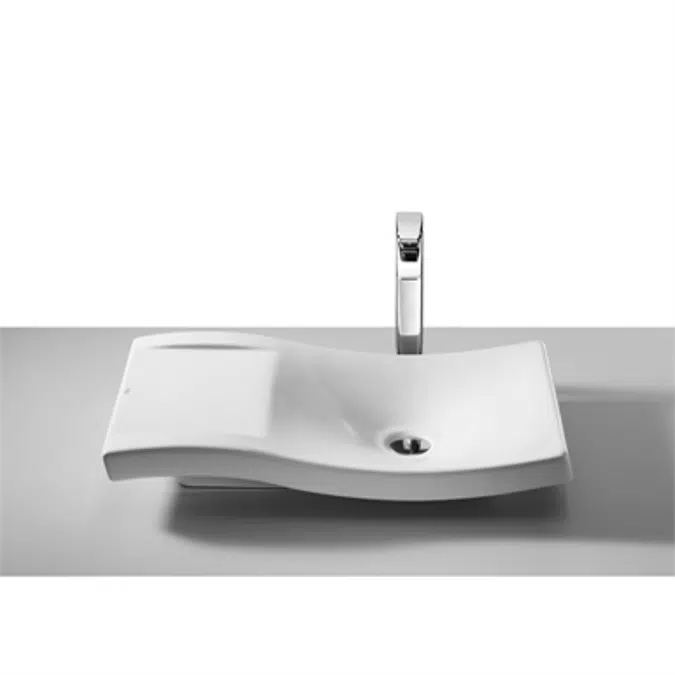 Objetos BIM - ¡Descarga gratis! URBI 2 - 660 Over countertop basin | BIMobject
