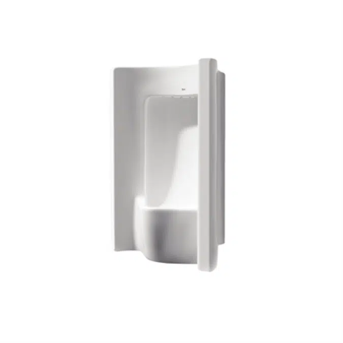 BIM objects - Free download! SITE 45-degree urinal (back inlet) | BIMobject