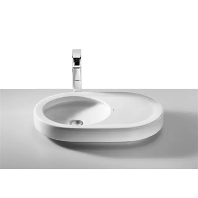 Objetos BIM - ¡Descarga gratis! ORBITA Over countertop basin 630 | BIMobject
