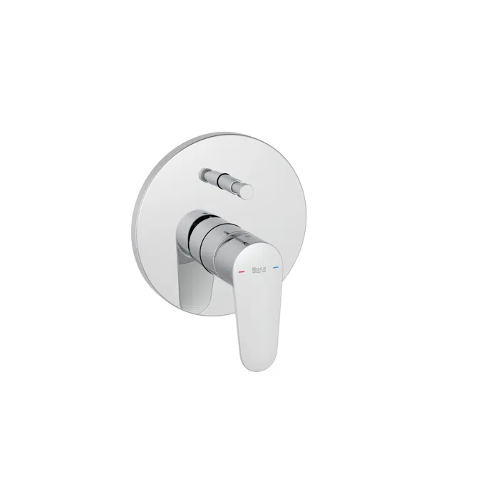 BIM objects - Free download! Victoria Plus Built-in bath-shower mixer ...