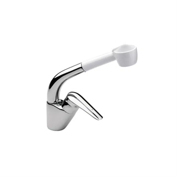 BIM objects - Free download! MONOJET Kitchen sink mixer w/ retractable ...