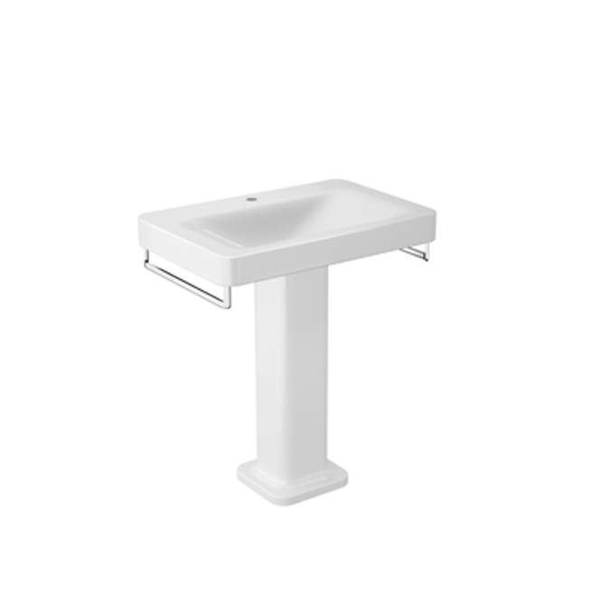 BIM objects - Free download! ARMANI - BAIA 750mm 1-hole basin mixer for ...