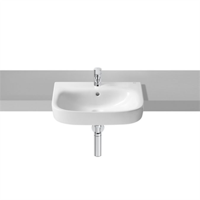 BIM objects - Free download! DEBBA 520 Semi-recessed basin | BIMobject