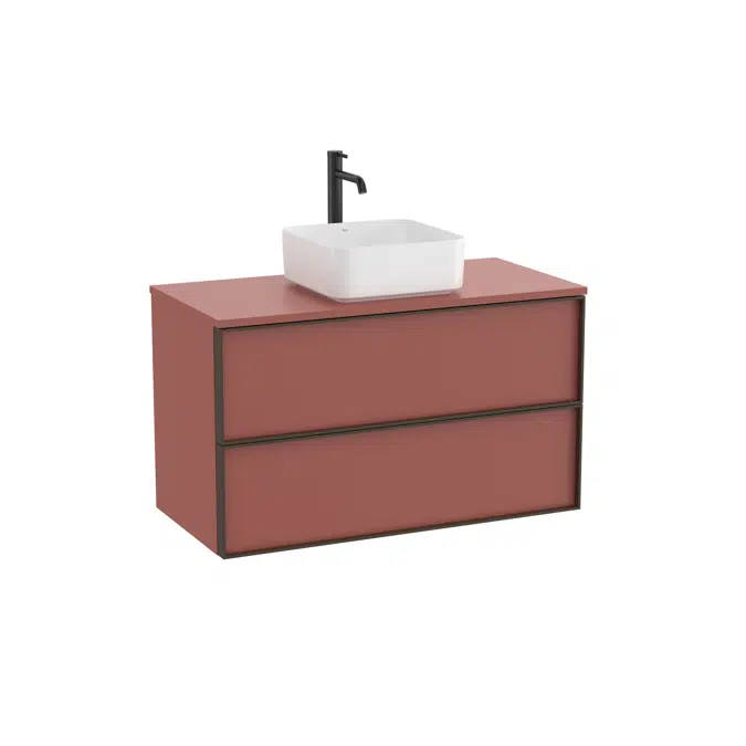 Objetos BIM - ¡Descarga gratis! Inspira Base unit with two drawers for ...