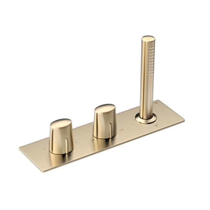 BIM objects - Free download! ARMANI - ISLAND Thermostatic bath mixer ...