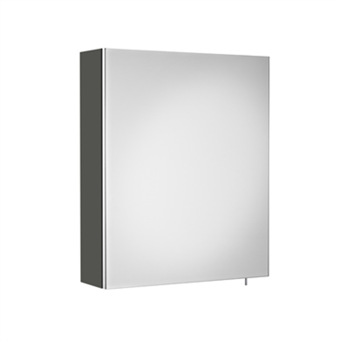 BIM objects - Free download! LUNA 500 x 600 Mirror cabinet | BIMobject