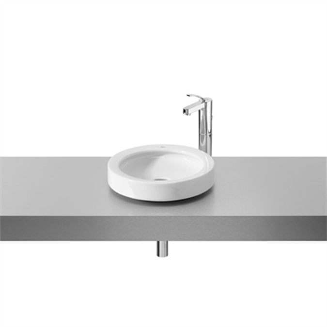 Objetos BIM - ¡Descarga gratis! ORBITA Over countertop basin 420 | BIMobject