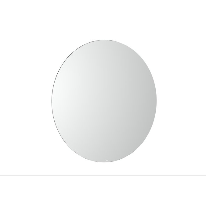 BIM objects - Free download! 812402000 Luna Round mirror with ...
