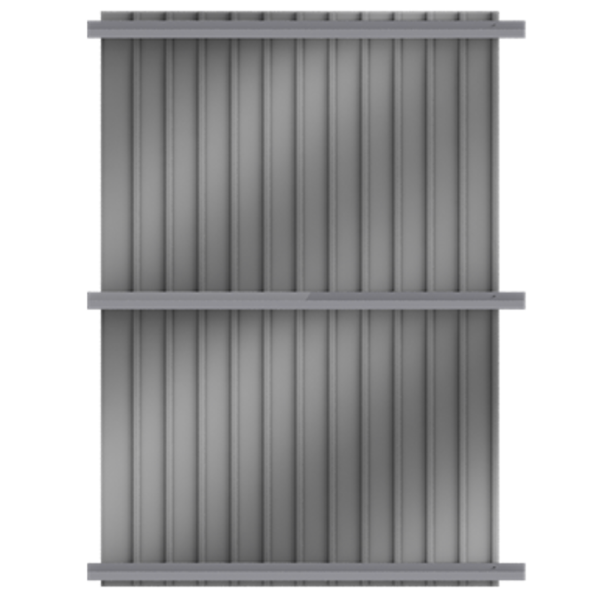 BIM objects - Free download! Single skin cladding with steel or alu ...