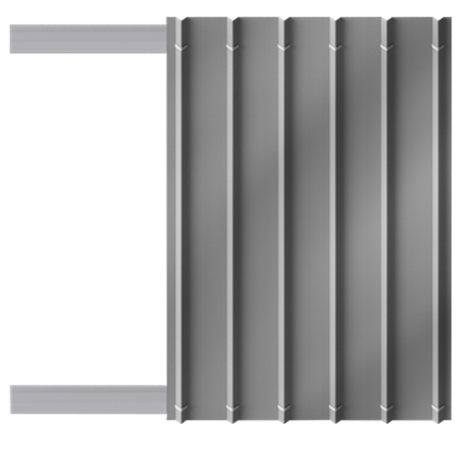 BIM objects - Free download! Steel single skin roofing | BIMobject