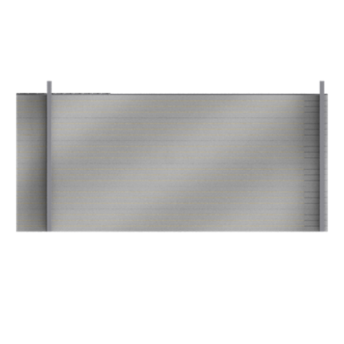 BIM objects - Free download! Steel double skin cladding V pos ...