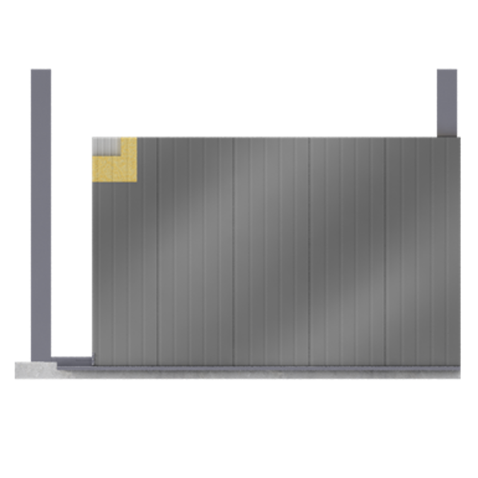 BIM objects - Free download! Steel facings s with panel cladding PUR ...
