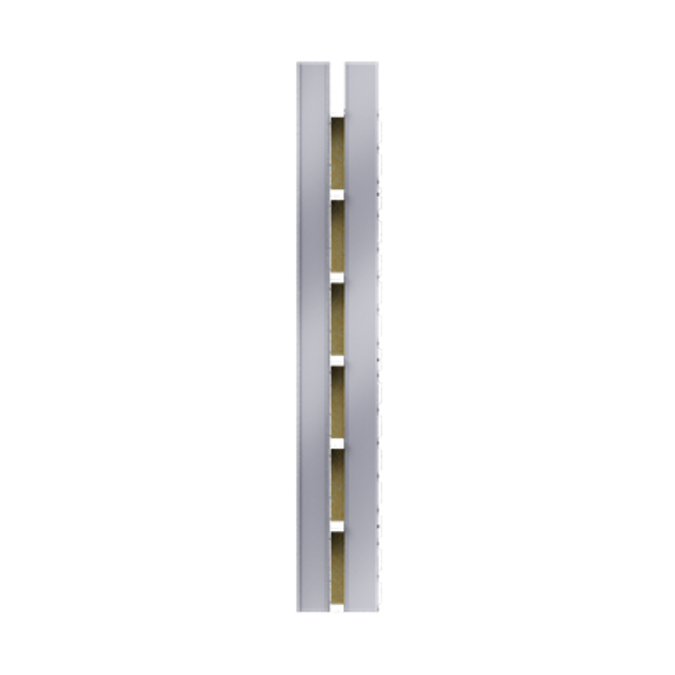 BIM objects - Free download! Steel double skin cladding H pos trays ...
