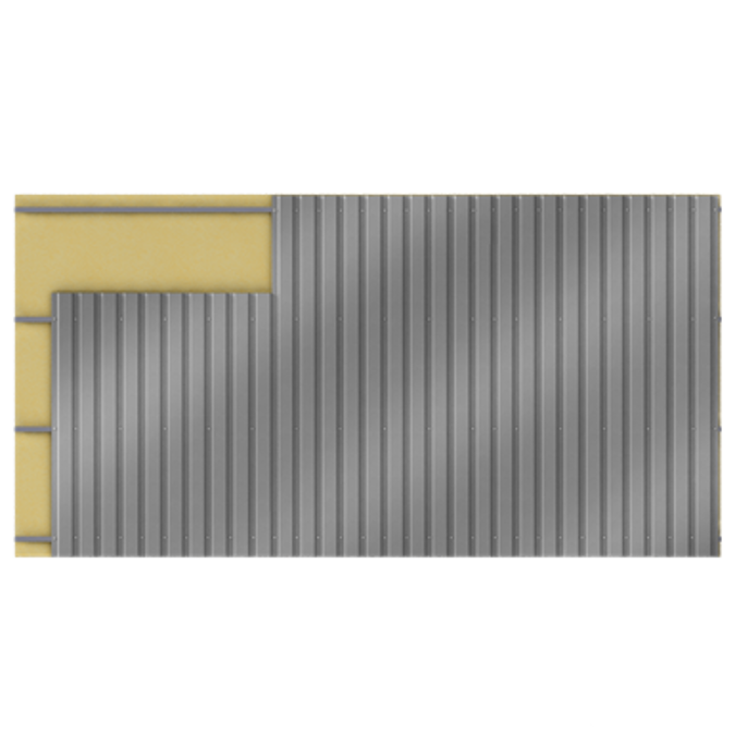 BIM objects - Free download! Cladding with 2 skins | BIMobject