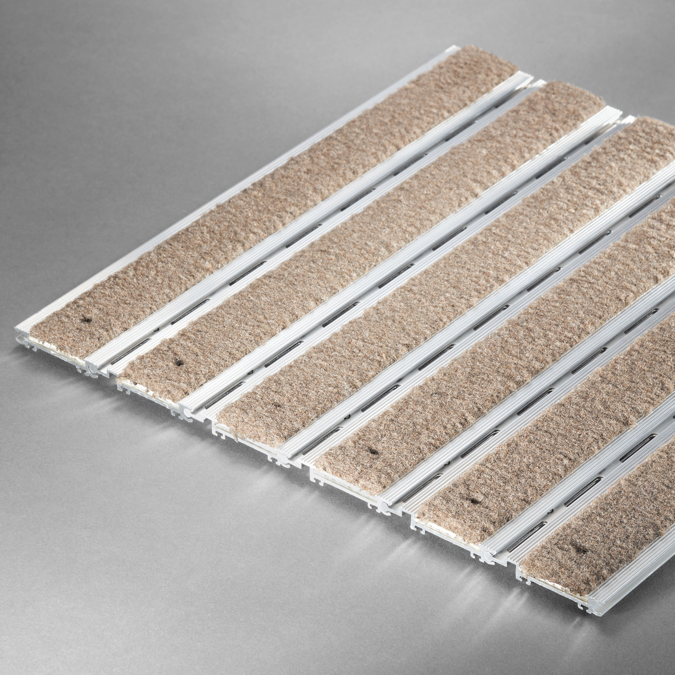 BIM objects - Free download! Grate Mat Aluminum Roll-Up Mat | BIMobject