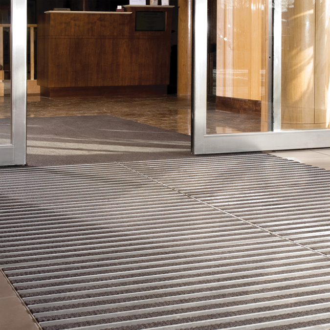 BIM objects - Free download! Dual Track Architectural Entrance Grille ...