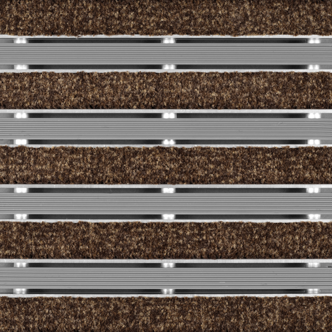 BIM objects - Free download! Dual Track Architectural Entrance Grille ...