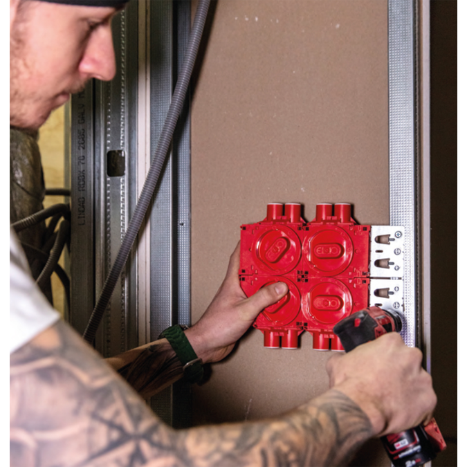 BIM objects - Free download! Installation box 1.5 module 4 stubs 16/20 ...