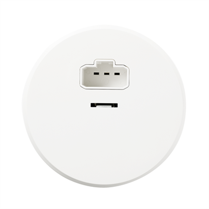 BIM objects - Free download! DCL ceiling socket outlet RS16 PW RAL9003 ...