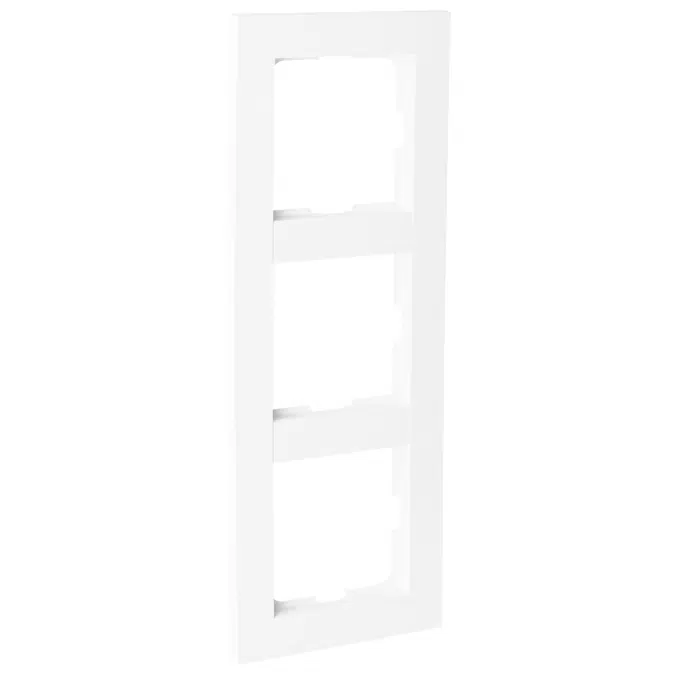 BIM objects - Free download! PLUS 3-gang frame PW RAL9010 | BIMobject