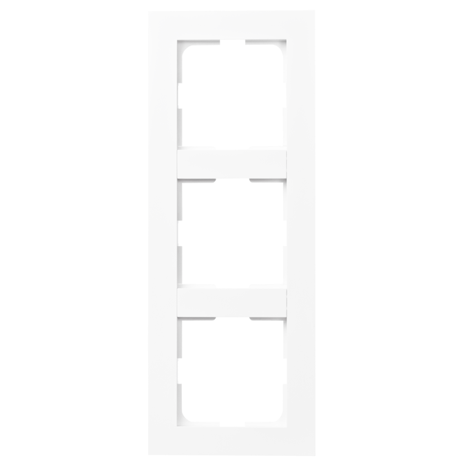 BIM objects - Free download! PLUS 3-gang frame PW RAL9010 | BIMobject