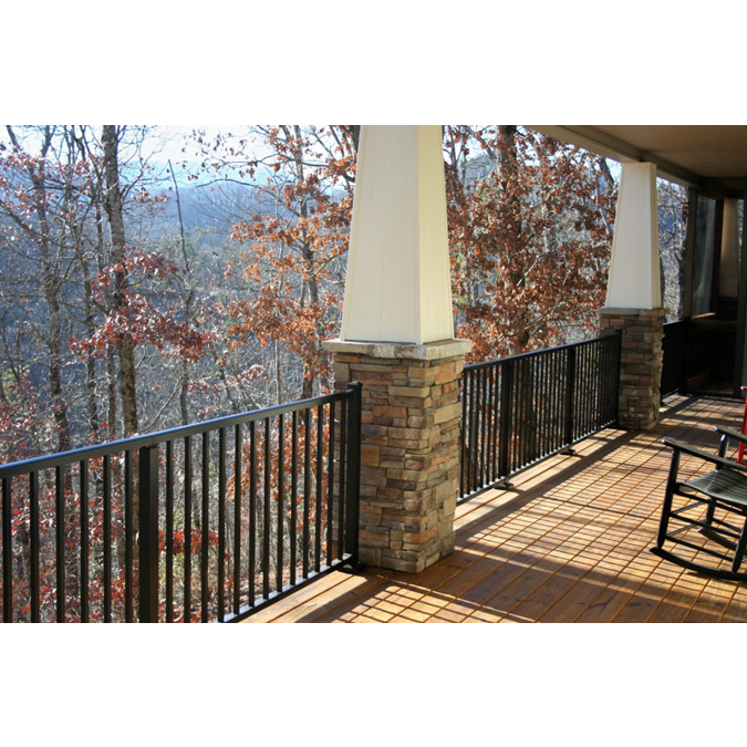 BIM 对象 - 免费下载！ Tuscany Aluminum Deck Railing | BIMobject