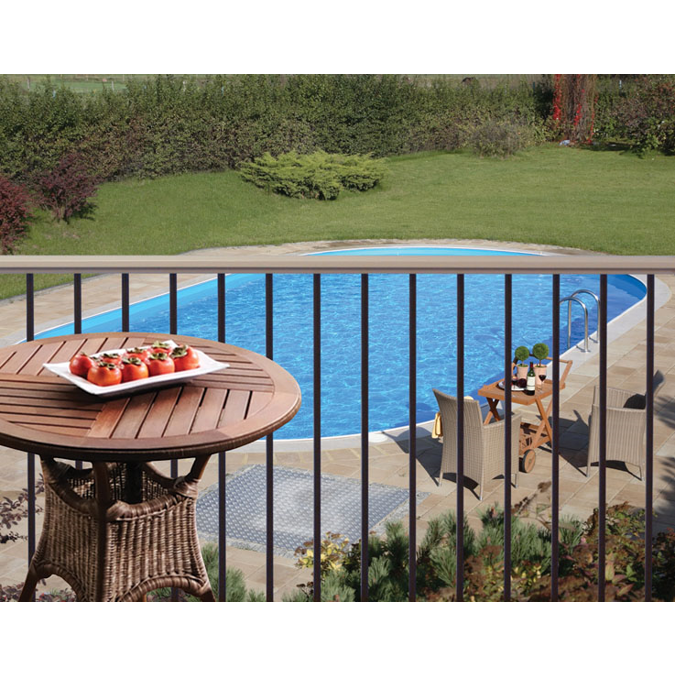 Objetos Bim - Download gratuito TRX Vinyl Deck Railing | BIMobject