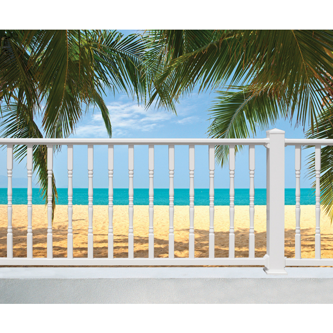 BIM 객체 - 무료로 다운로드하세요! TRX Vinyl Deck Railing | BIMobject