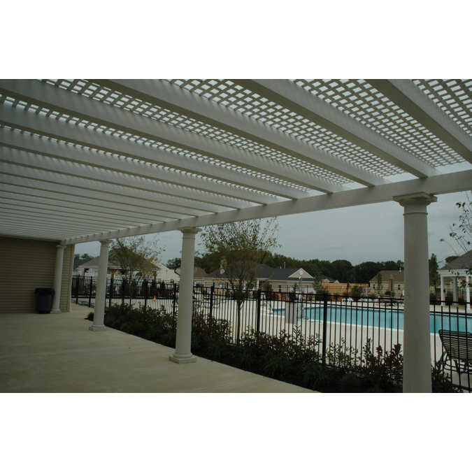 BIM objects - Free download! Round Fluted Composite Porch Columns ...