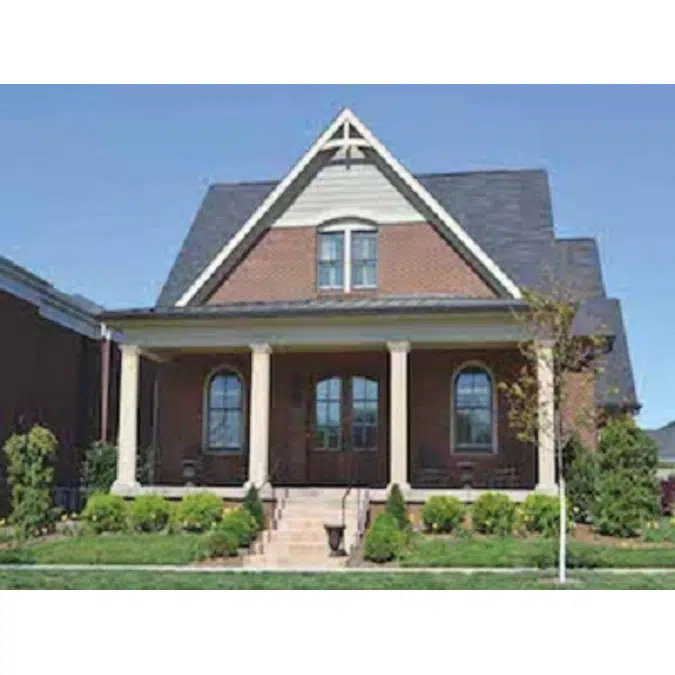 BIM objects - Free download! Recessed Square Aluminum Porch Columns ...