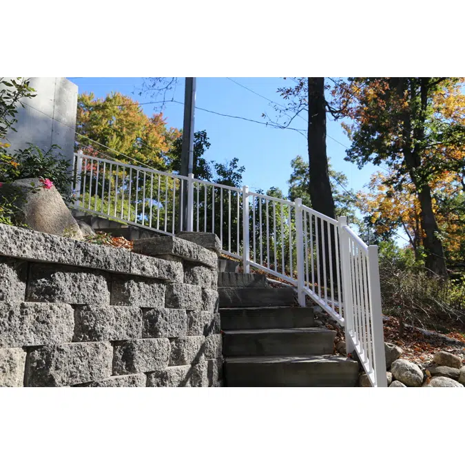 BIM objects - Free download! Liberty S10 Aluminum Railing | BIMobject