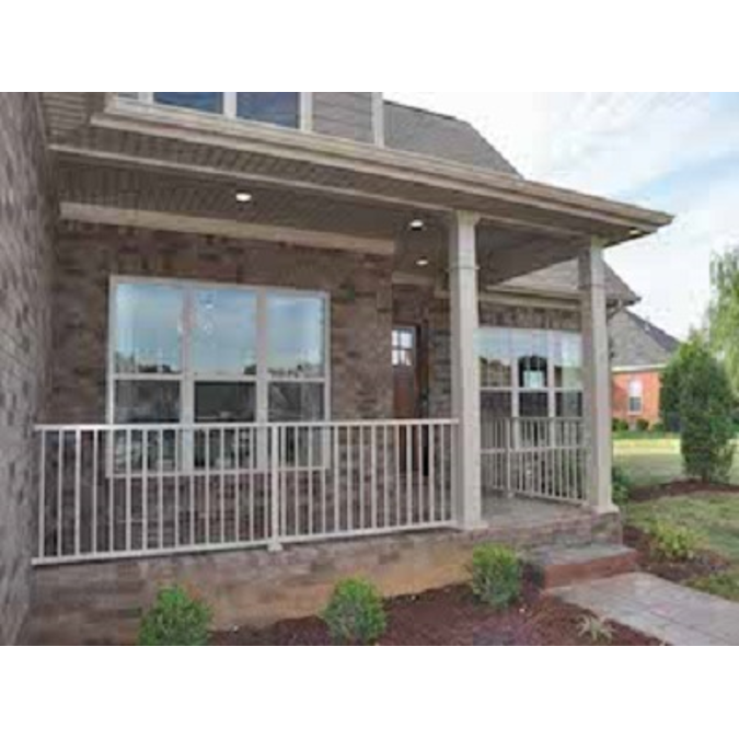 Obiekty BIM - Pobierz za darmo! Smooth Square Aluminum Porch Columns ...