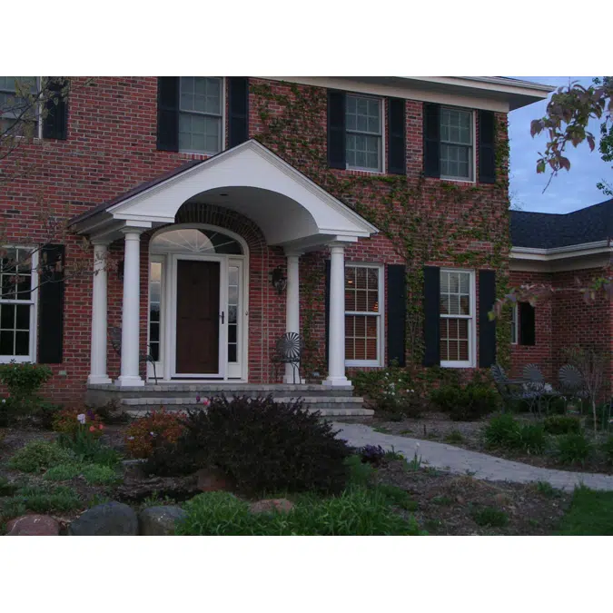 BIM objects - Free download! Round Tapered Composite Porch Columns ...