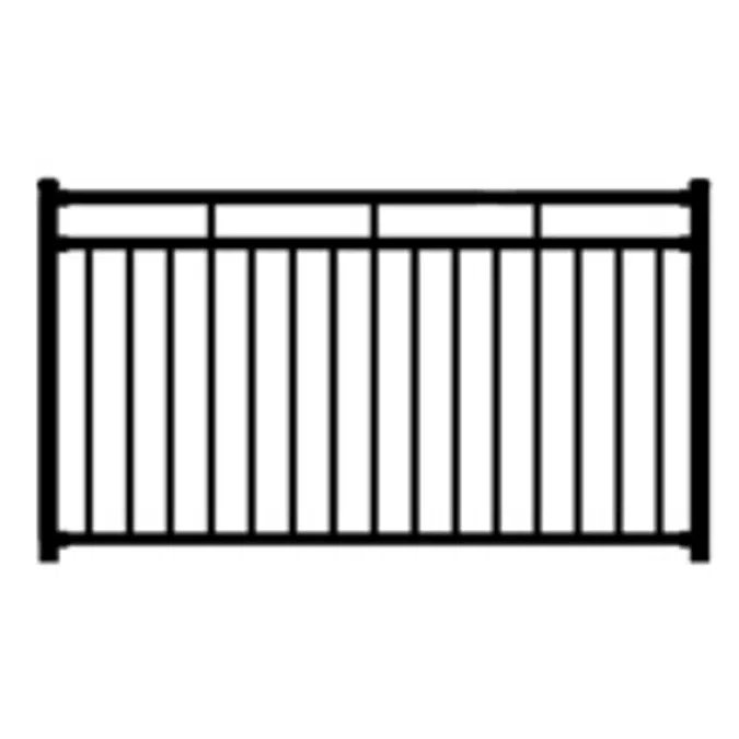 BIM objects - Free download! Westbury Riviera IV C341 Aluminum Railing ...