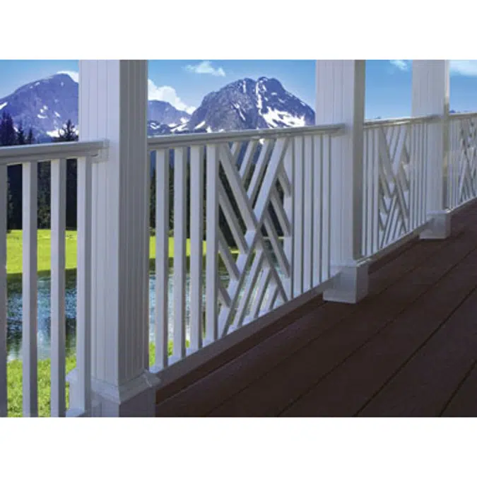 BIM objects - Free download! TRX Vinyl Railing | BIMobject