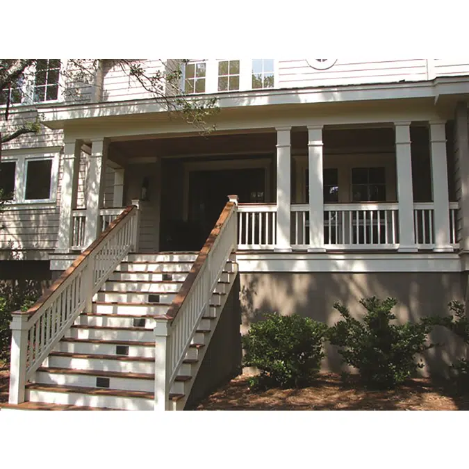 BIM objects - Free download! Square Smooth Composite Porch Columns ...