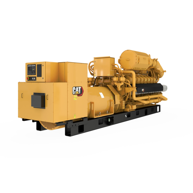 BIM objects - Free download! G3516H (50Hz) 2000ekw Natural Gas ...